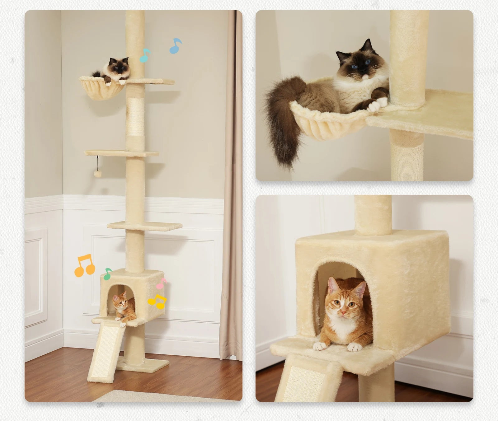 Arbre a Chat Niché™ – Ronron-Toudou